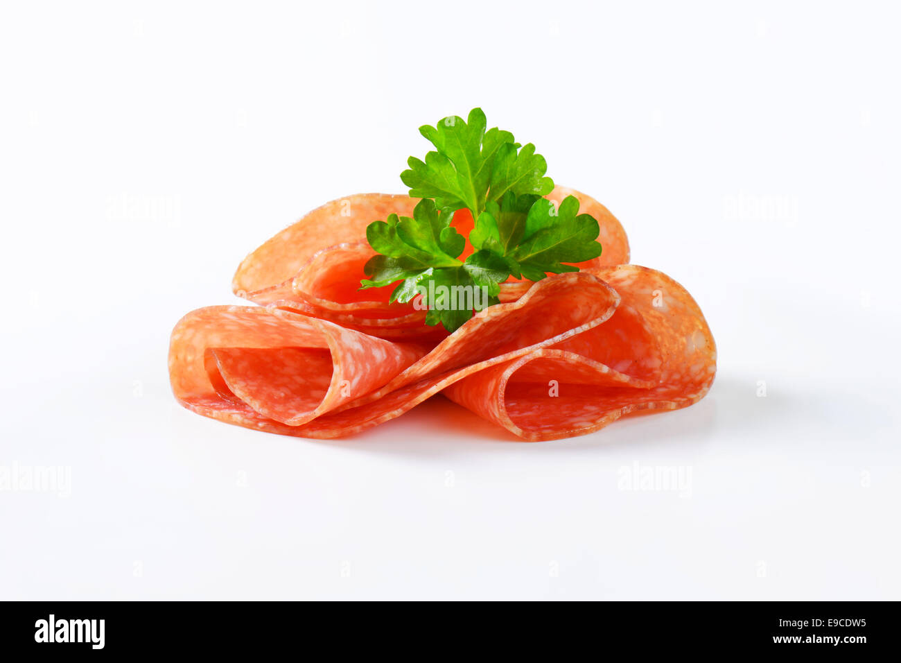 Sliced salami hi-res stock photography and images - Alamy