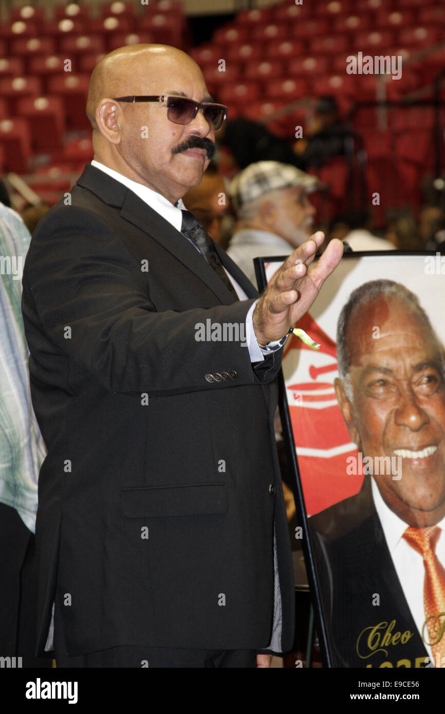 Puerto Rican salsa singer Jose ''Cheo'' Feliciano lies in his open ...