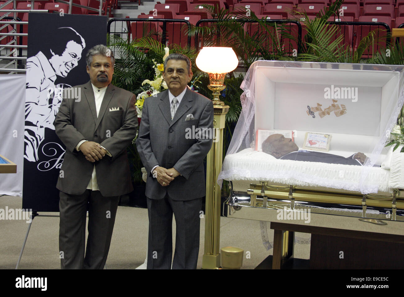 Puerto Rican salsa singer Jose ''Cheo'' Feliciano lies in his open ...