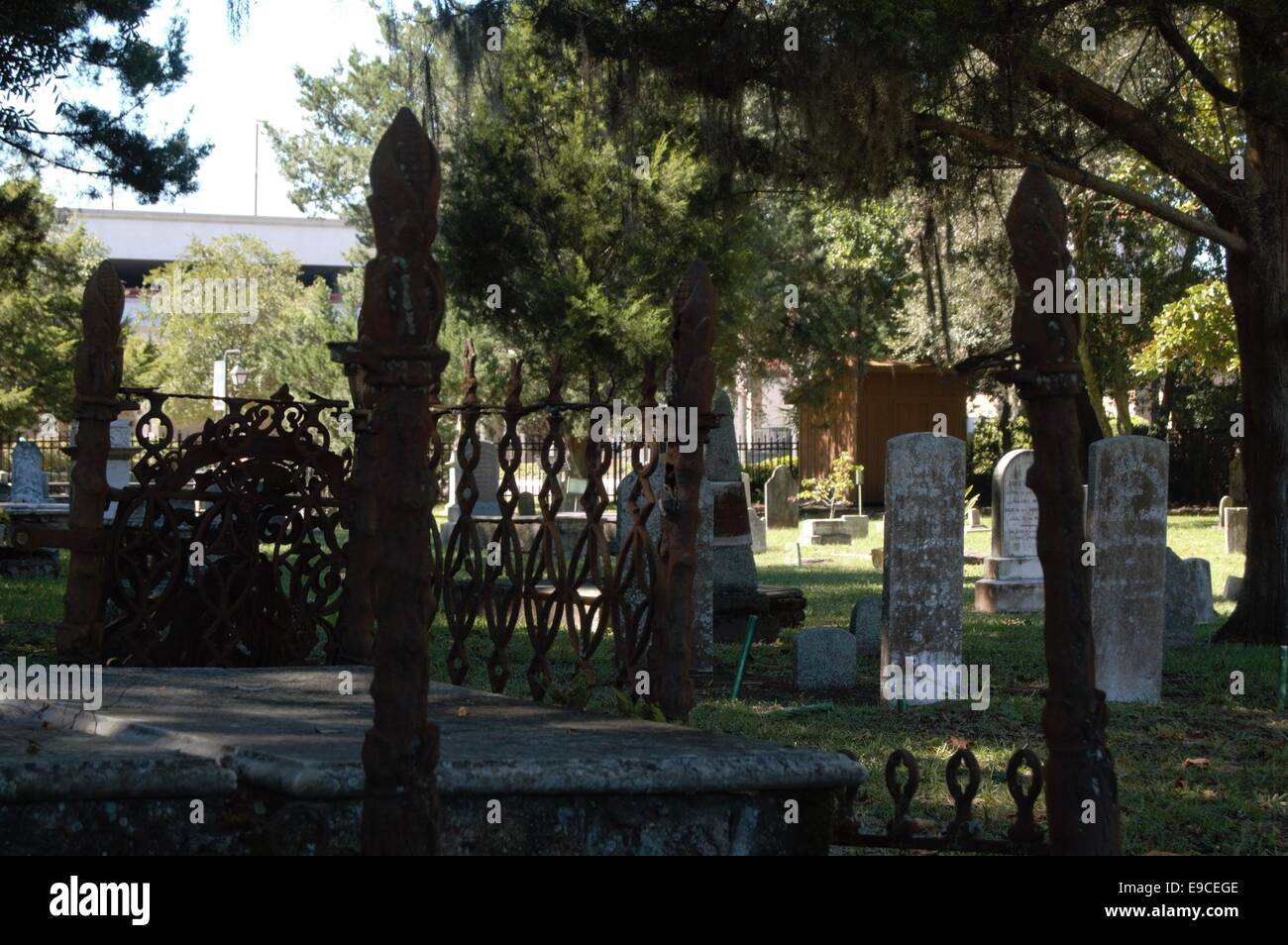Historic Cemetery in St Augustine Stock Photo - Alamy