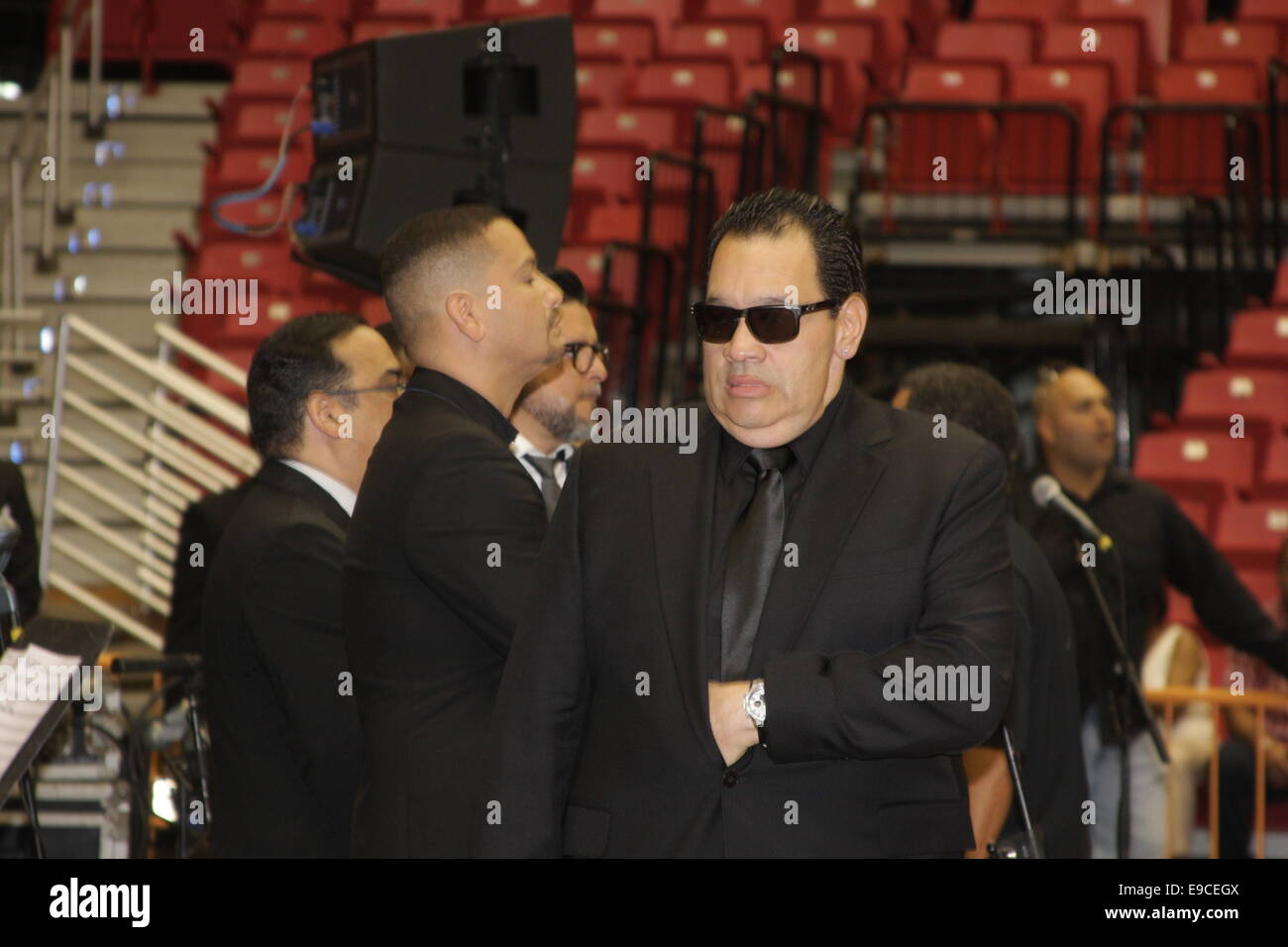 Puerto Rican salsa singer Jose ''Cheo'' Feliciano lies in his open ...