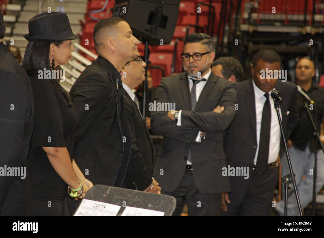 Puerto Rican salsa singer Jose ''Cheo'' Feliciano lies in his open ...