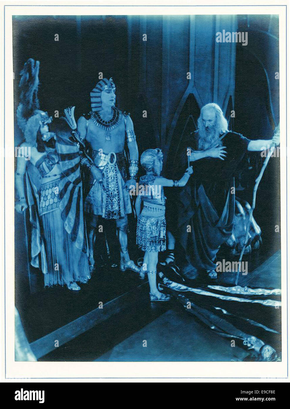 This image is a scene from the 1956 film 'The Ten Commandments ...