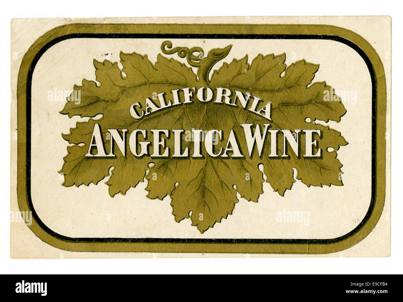 Old california wine label hi-res stock photography and images - Alamy