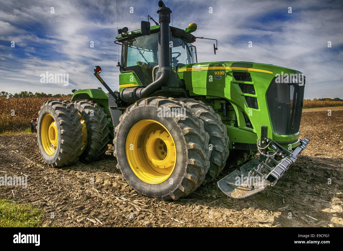 John Deere 9330 tractor Stock Photo - Alamy