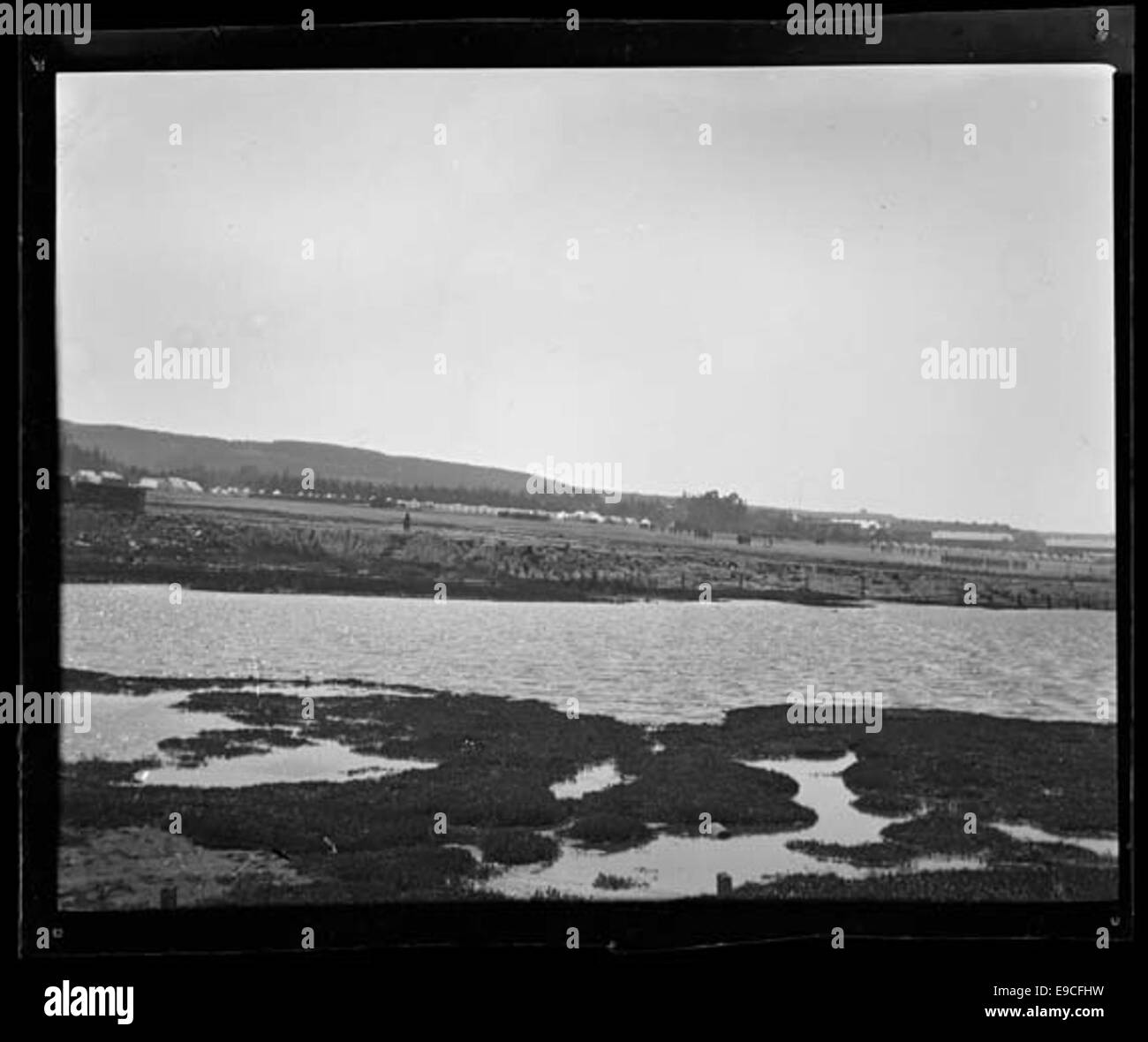 American soldiers at base camp Black and White Stock Photos & Images ...