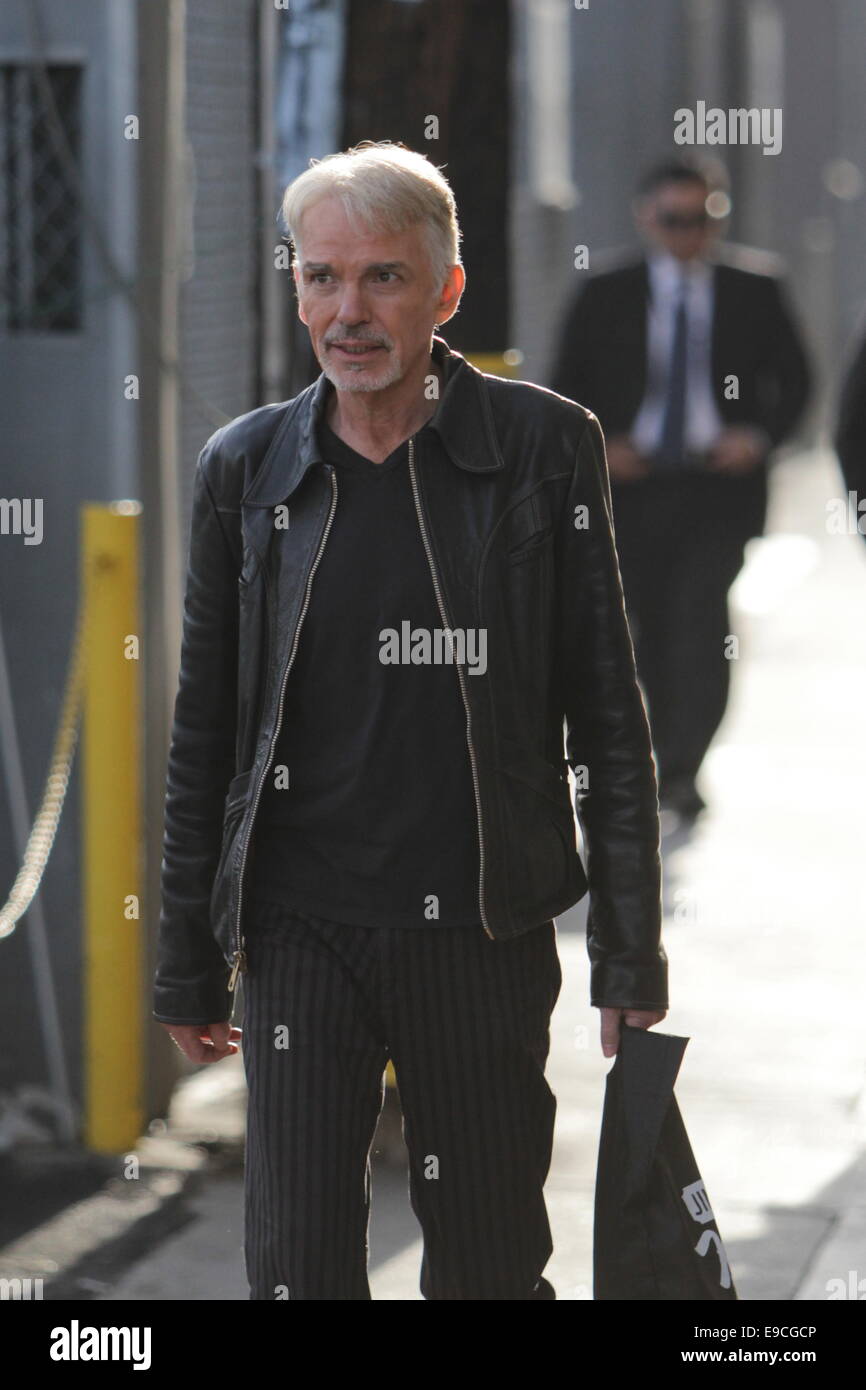 Billy Bob Thornton departs Jimmy Kimmel Live! in Hollywood. Featuring ...