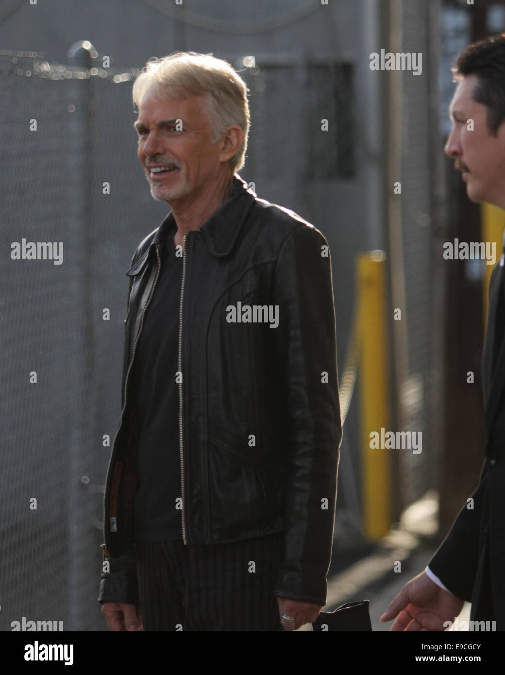 Billy Bob Thornton departs Jimmy Kimmel Live! in Hollywood. Featuring ...