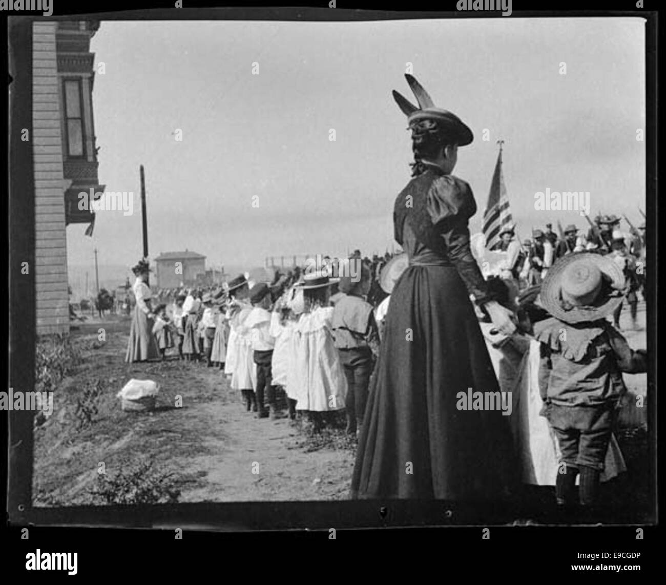 [Spanish-AmericanWar] Return of volunteers from Manila Stock Photo - Alamy