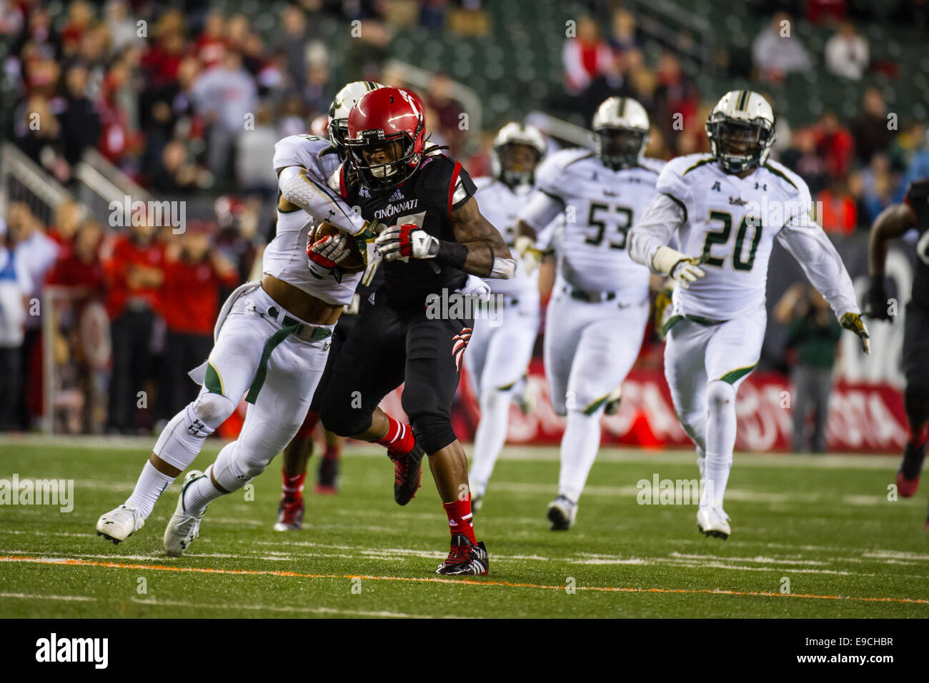 second quarter of the game between Cincinnati Bearcats and South ...