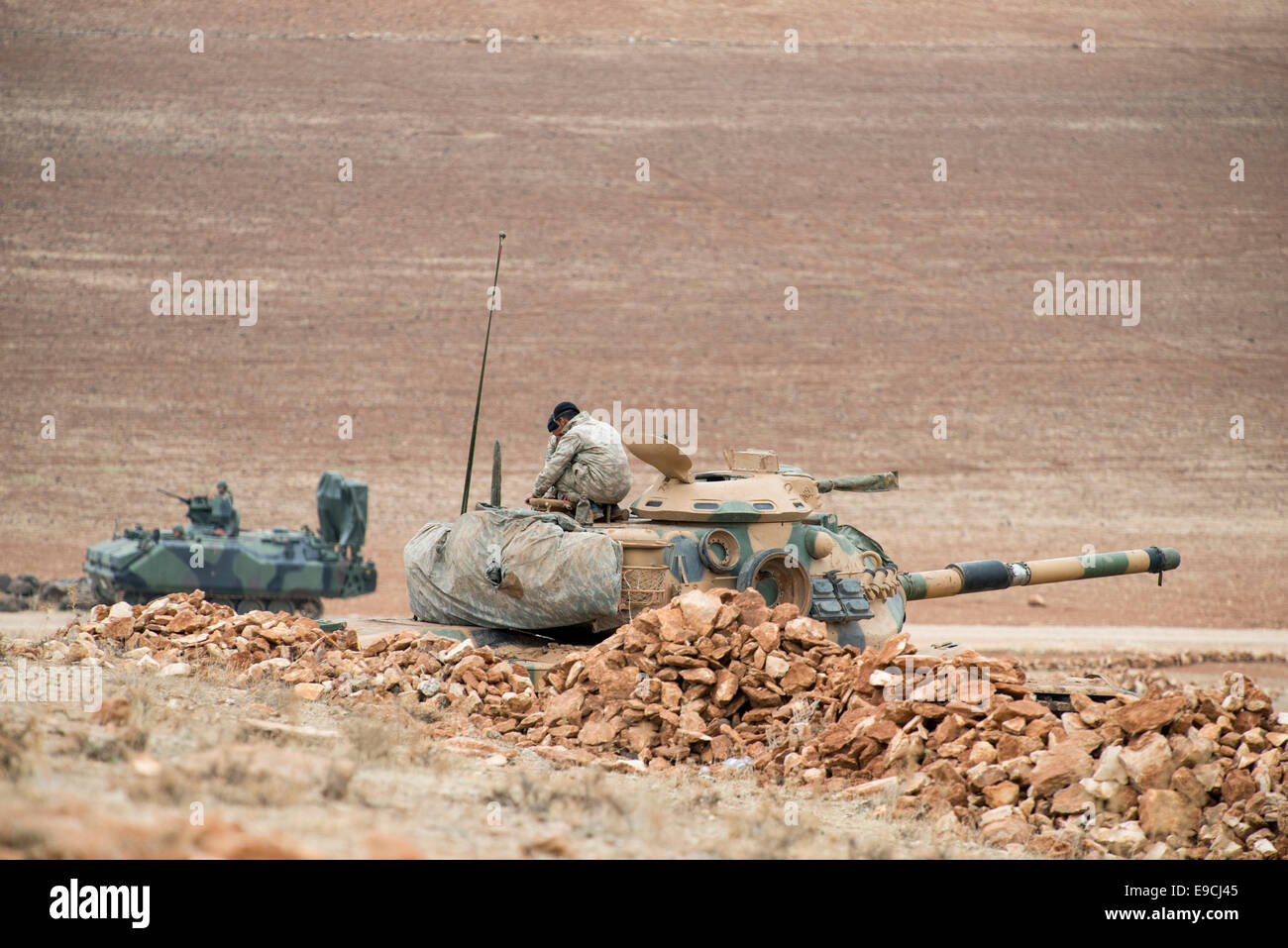 TURKEY, Suruc,10 km away from syrian border and from IS Islamic state ...