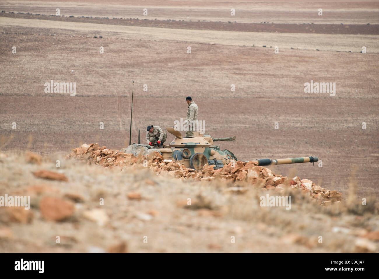TURKEY, Suruc,10 km away from syrian border and from IS Islamic state ...