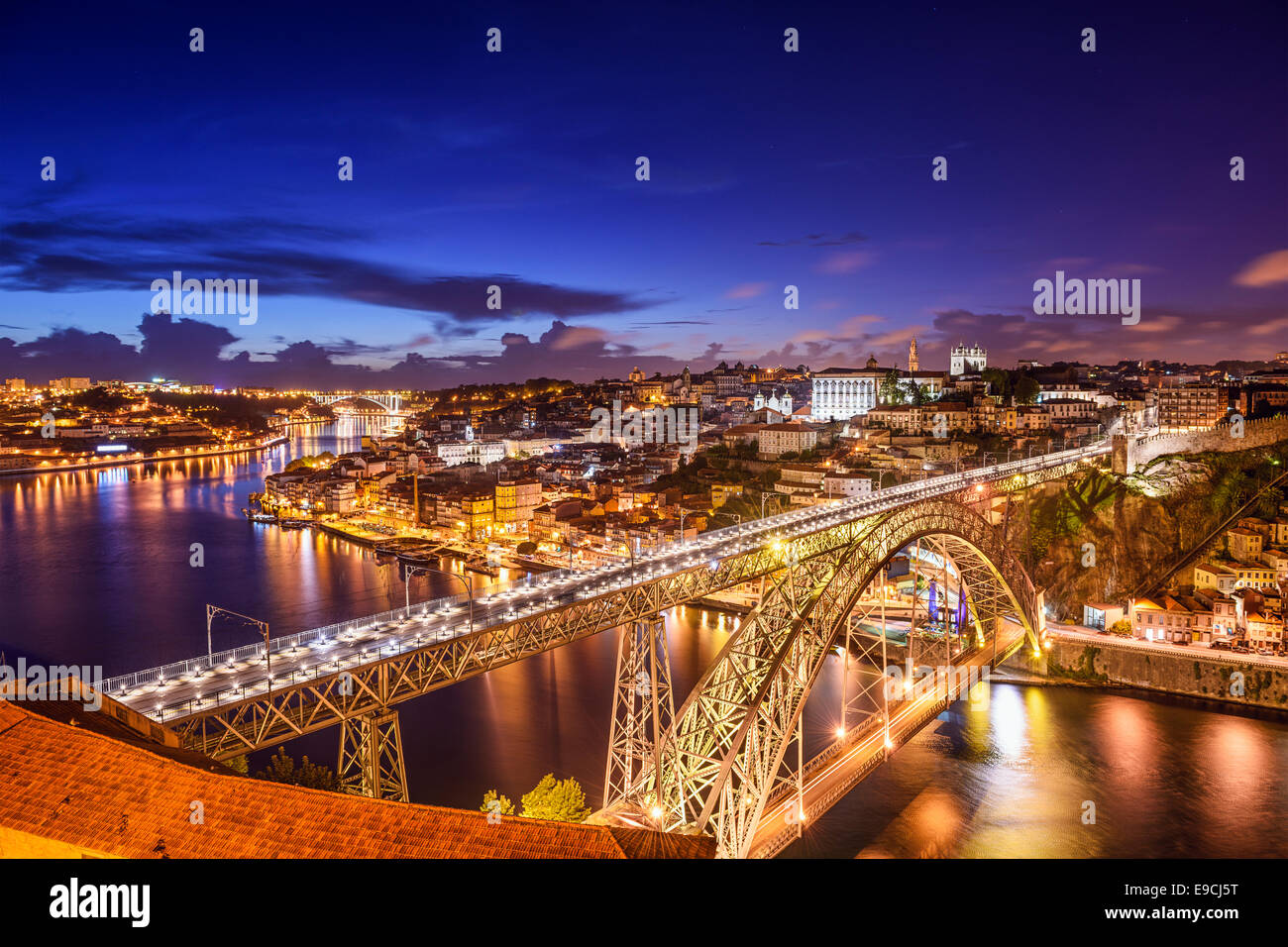 Porto, Portugal cityscape on the Douro River Stock Photo - Alamy