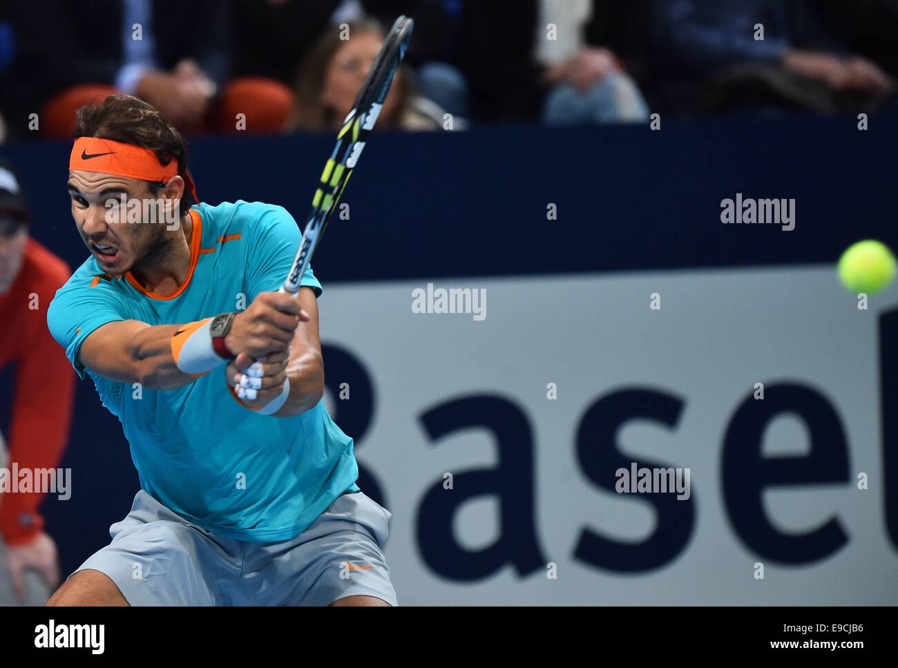 Basel, Switzerland. 25th Oct, 2014. Swiss indoor ATP tennis ...