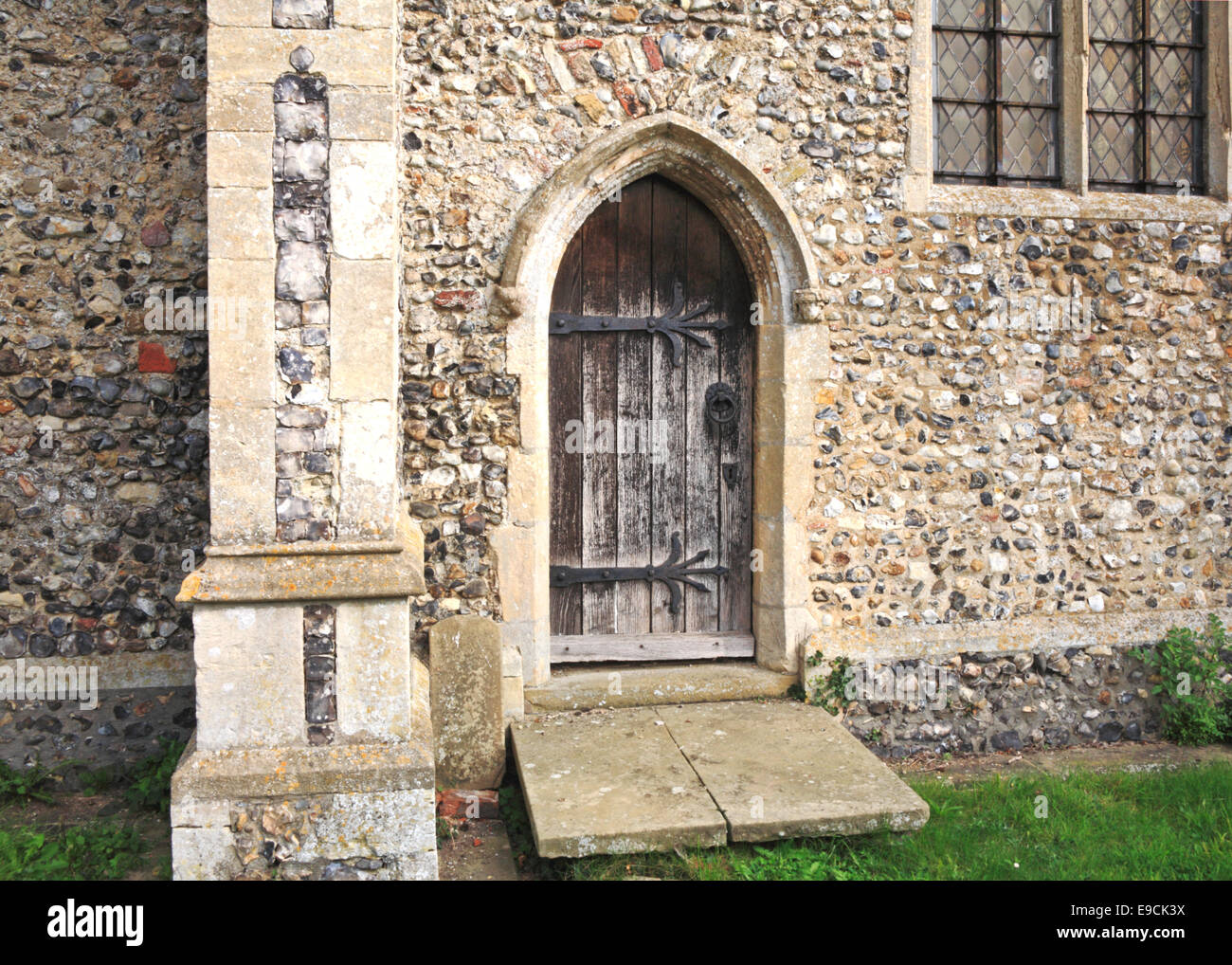A view of the priest's door at the parish church of St Margaret at ...