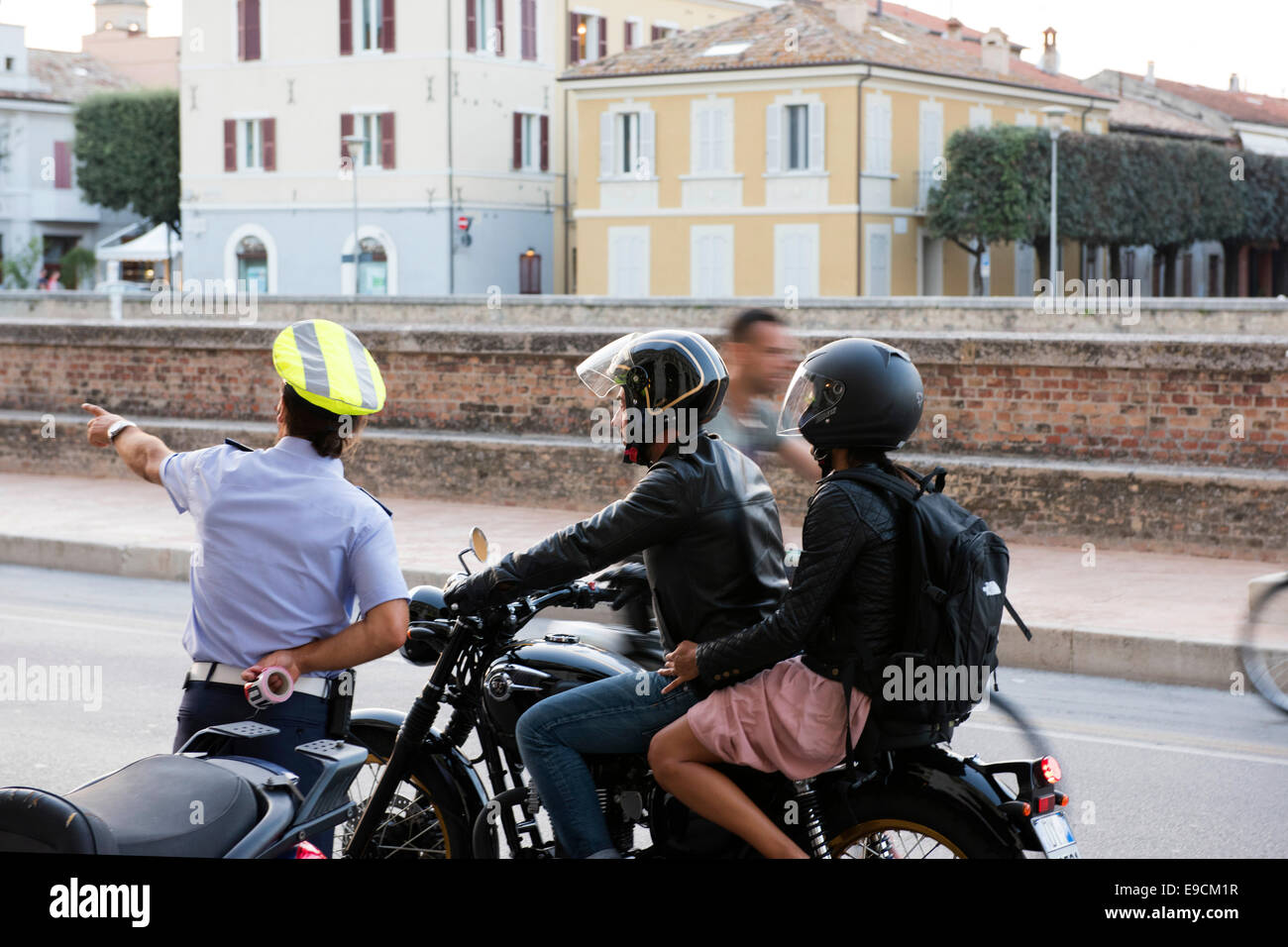 Italian police motorcycle hi-res stock photography and images - Alamy