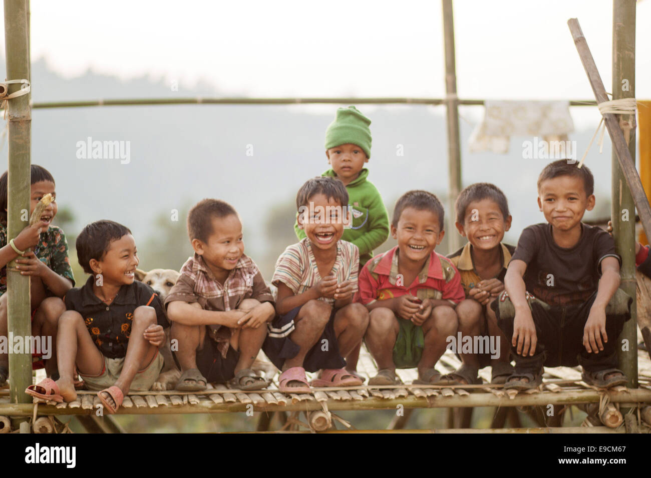 Bandorban, Bangladesh. 17th Dec, 2010. Tribal children in Bandorban ...