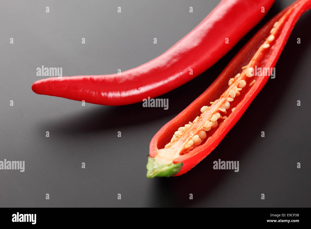 Cross section of chili pepper hi-res stock photography and images - Alamy