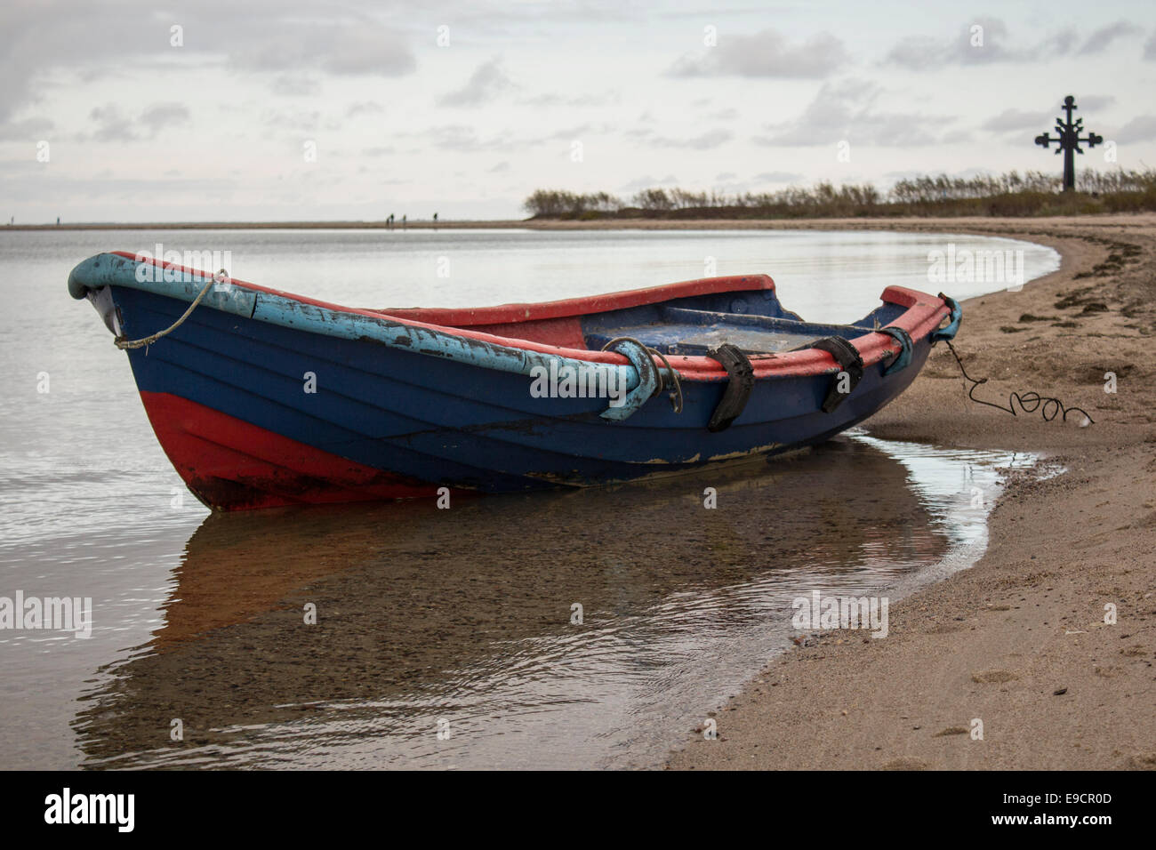 Fishing boat on the Baltic beach, Rewa, Poland Stock Photo - Alamy