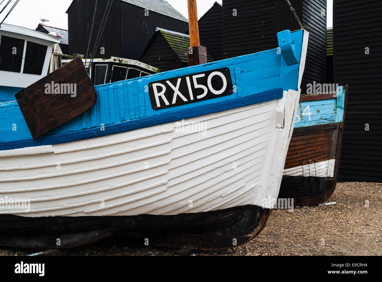 Two blue trawlers hi-res stock photography and images - Alamy