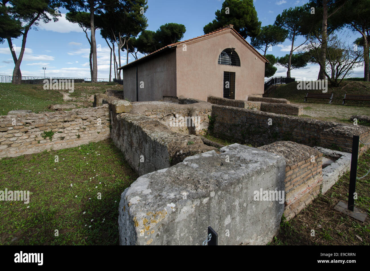 Park Latin Tombs,,Tomb Pancrazi Stock Photo - Alamy