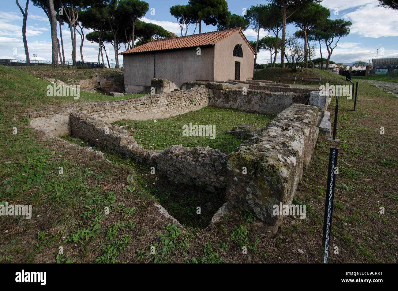 Park Latin Tombs,,Tomb Pancrazi Stock Photo - Alamy