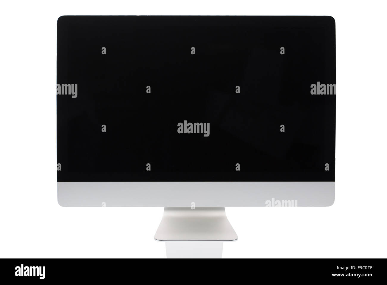 Computer screen isolated on a white background Stock Photo - Alamy