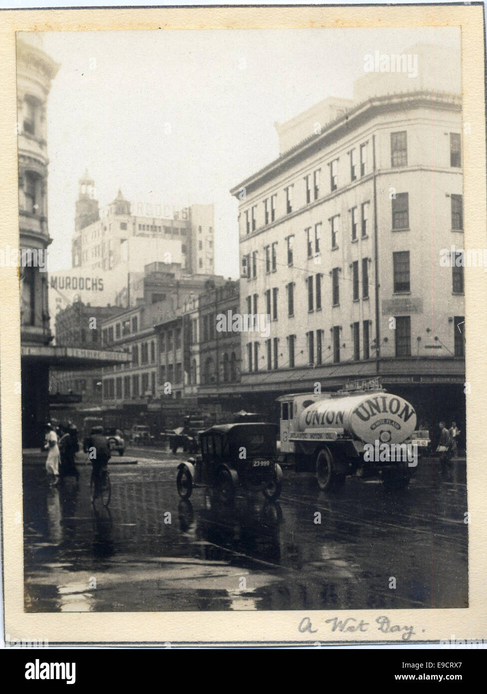 This photograph titled 'A Wet Day' captures a rainy scene, showcasing ...