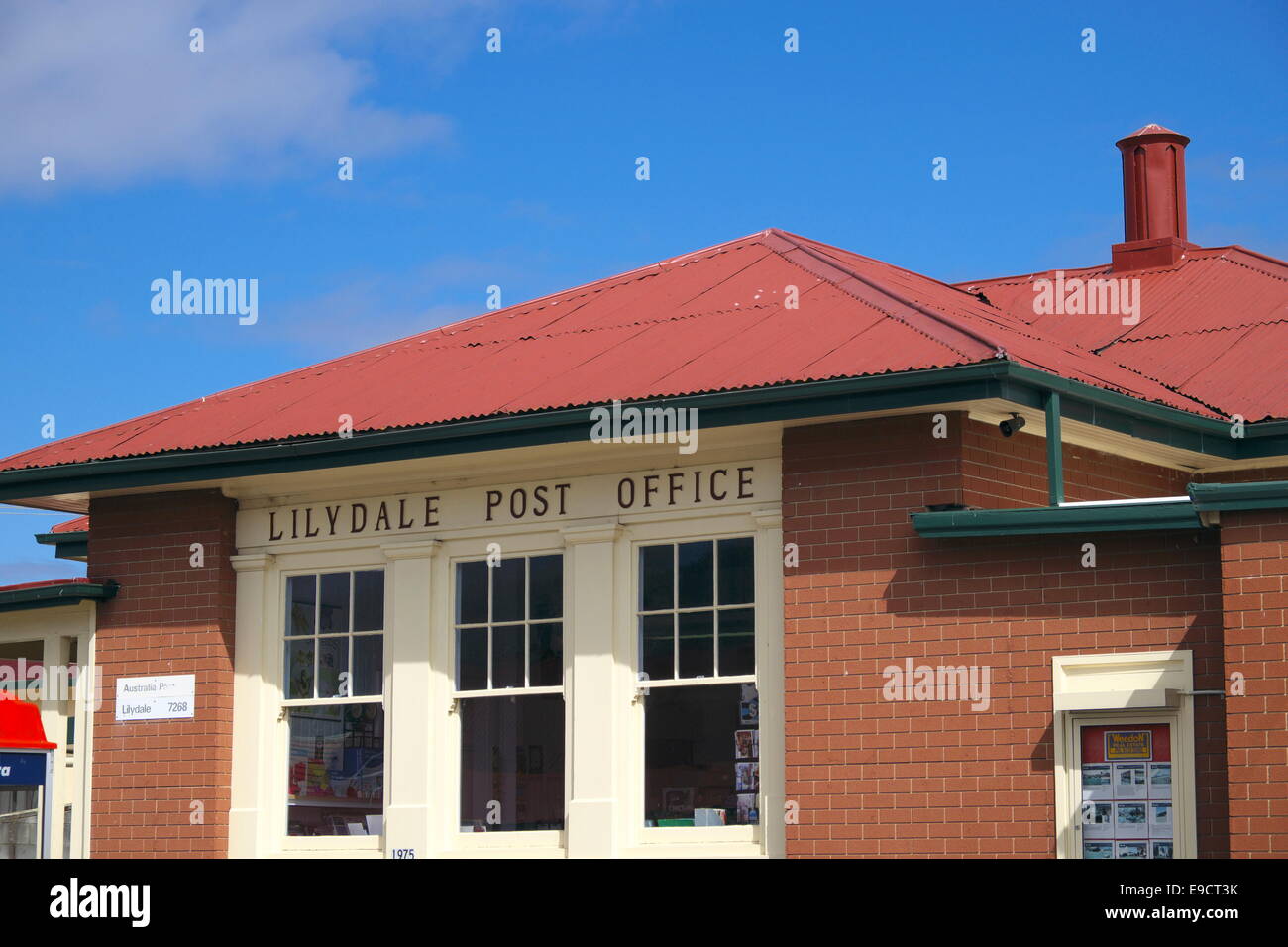 Lilydale village town post office in north east Tasmania,Australia ...