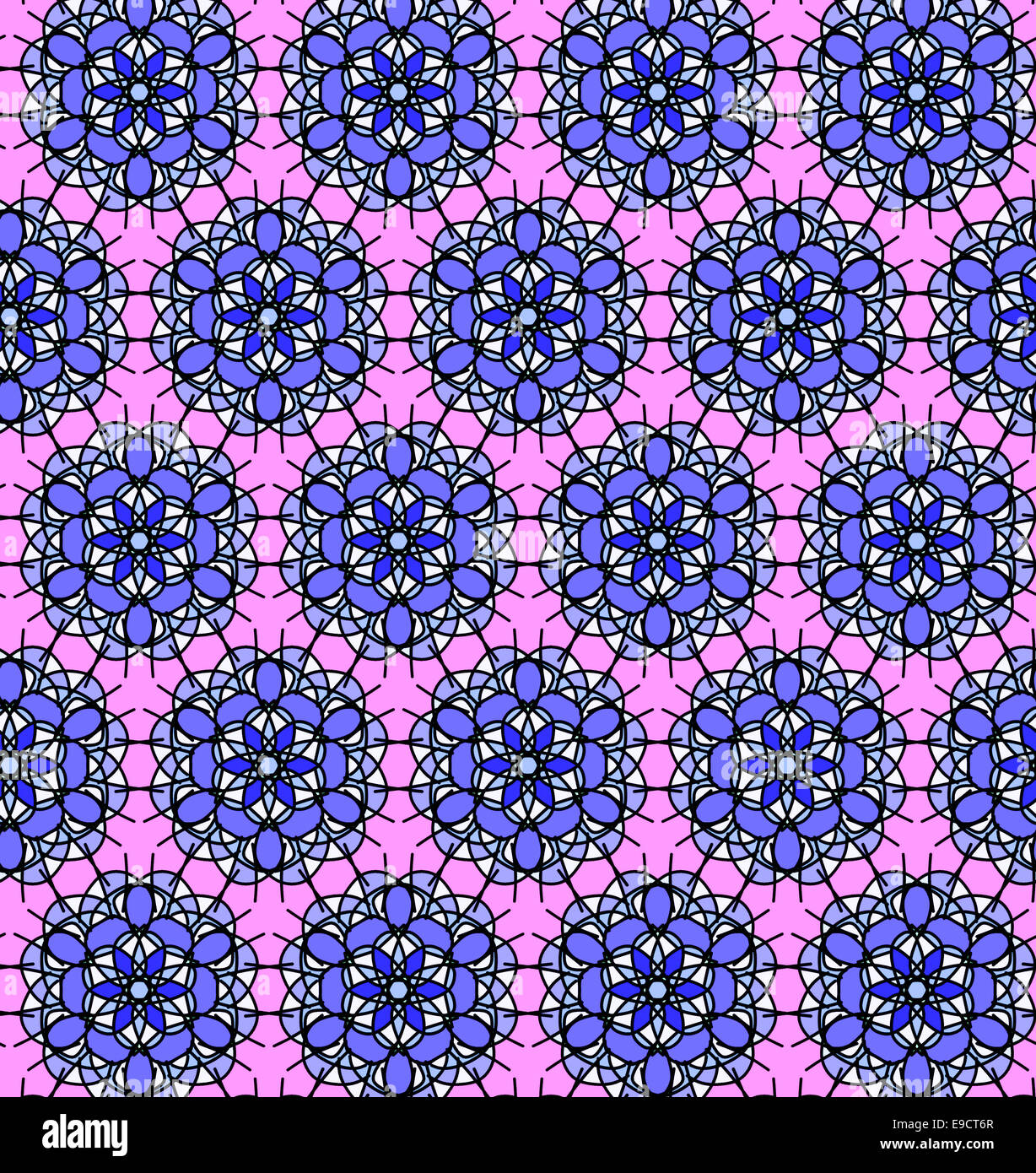 Illustration of symmetrical design wallpaper Stock Photo - Alamy