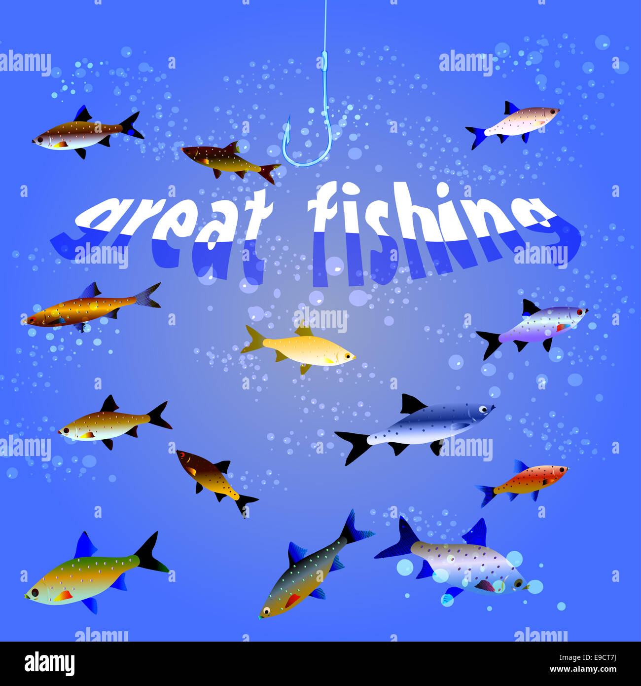 Fishing fish hook hi-res stock photography and images - Alamy