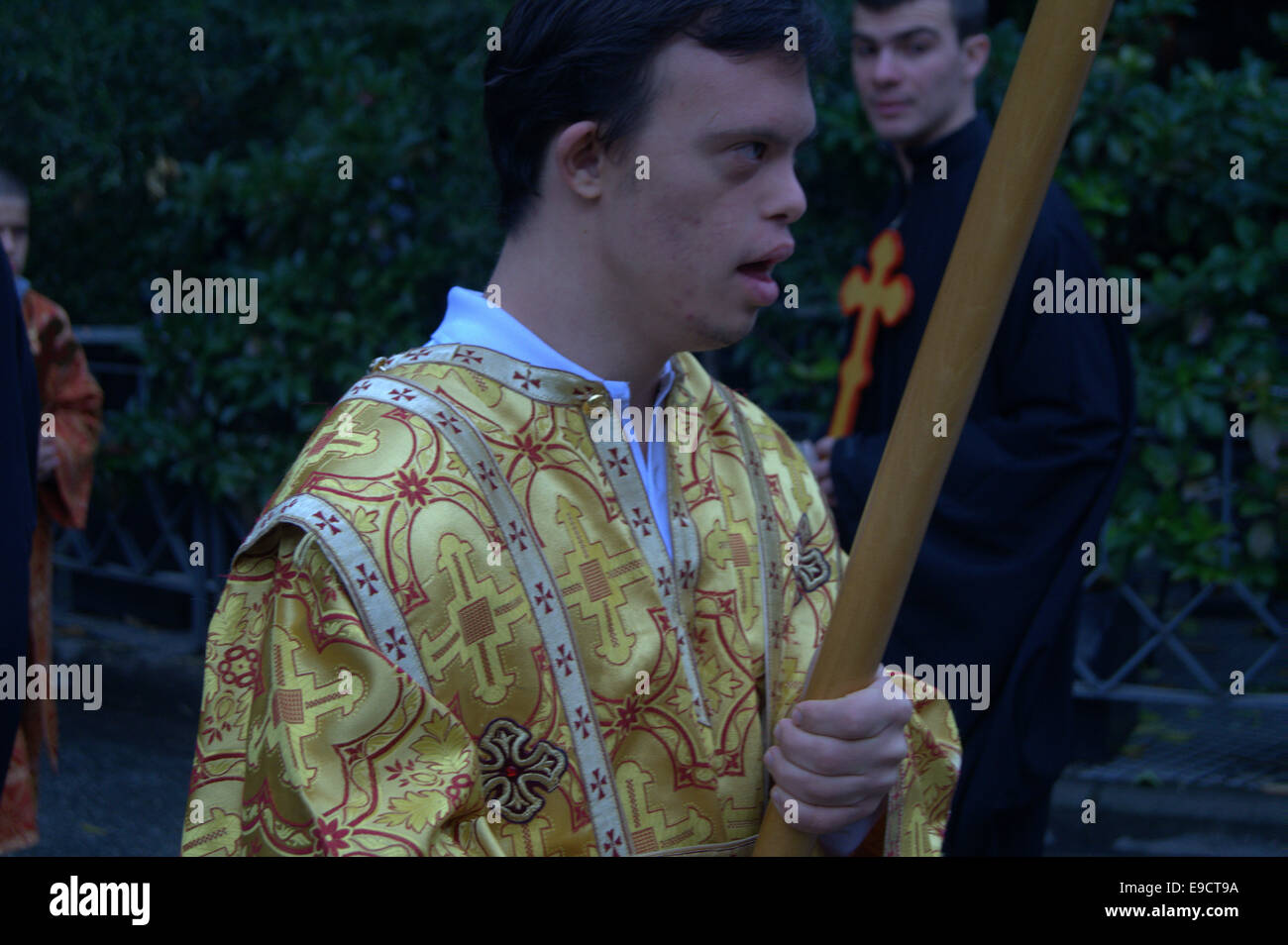 Thessaloniki, Greece. 25th Oct, 2014. Litany in honor of St Demetrious ...