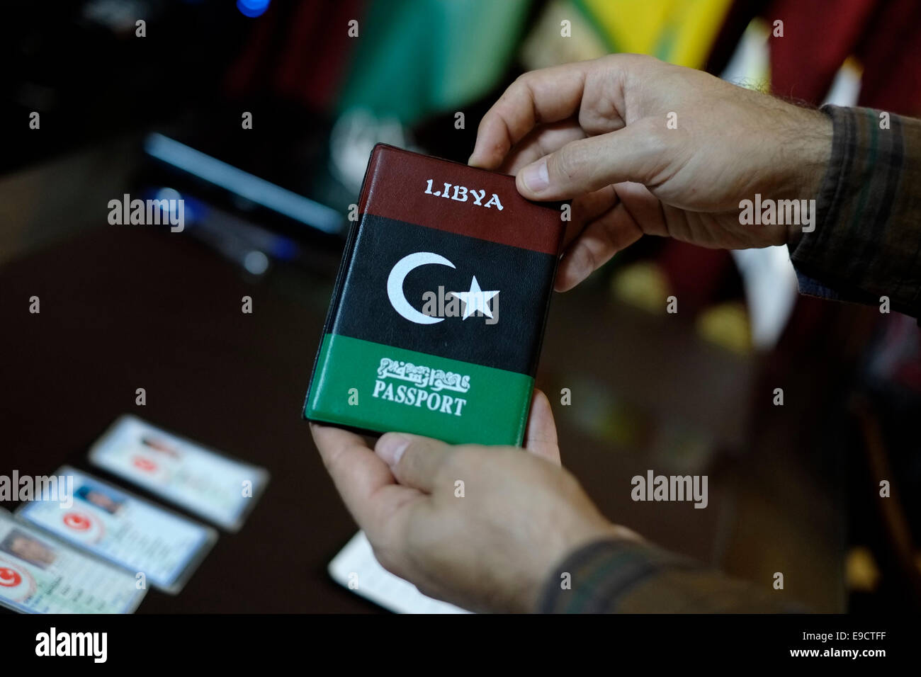 Libyan passport hi-res stock photography and images - Alamy