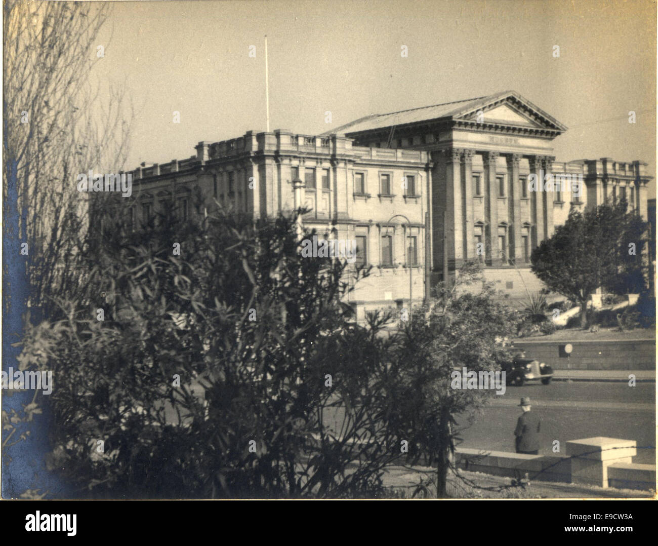 This photograph shows the exterior of the Australian Museum, one of the ...