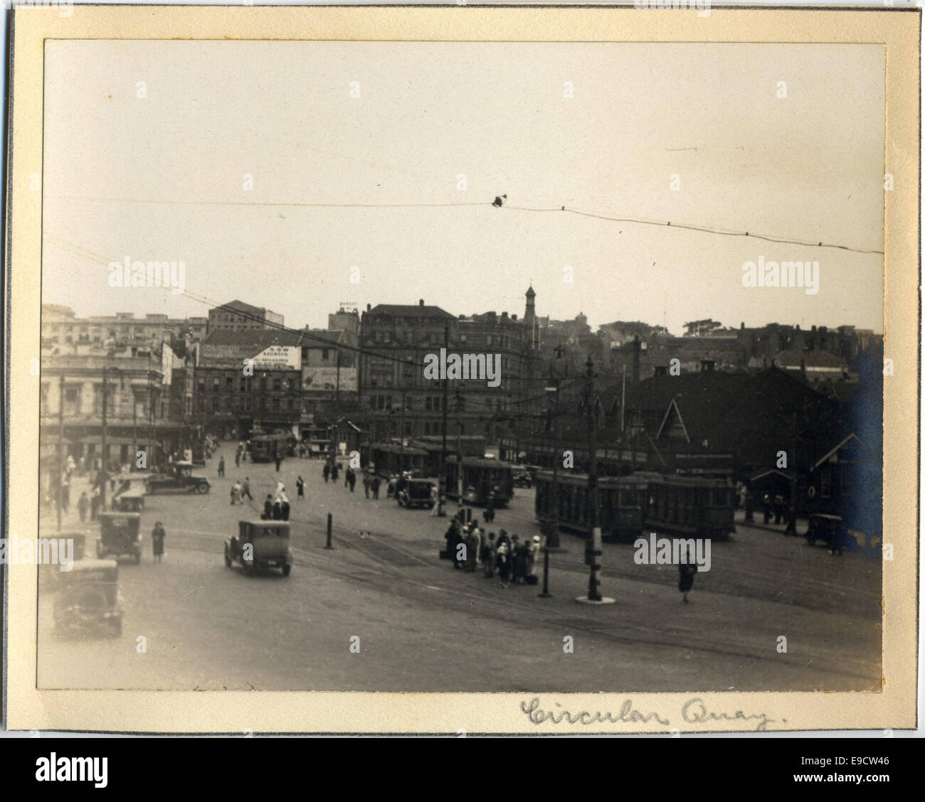 A photograph of Circular Quay, Sydney, showcasing the iconic waterfront ...