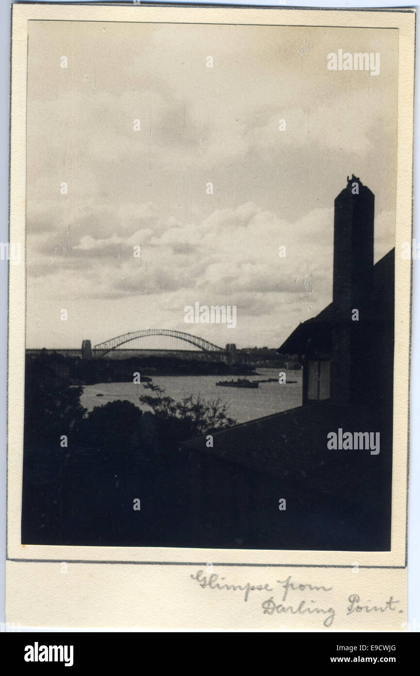 A photograph offering a glimpse of Darling Point, a scenic suburb in ...