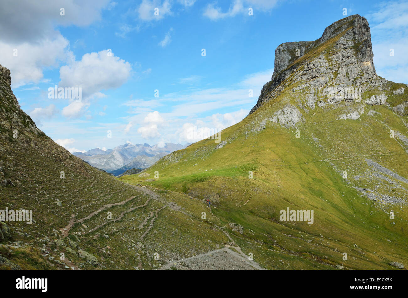 Mountain summit Casterau in the Atlantic Pyrenees Stock Photo - Alamy