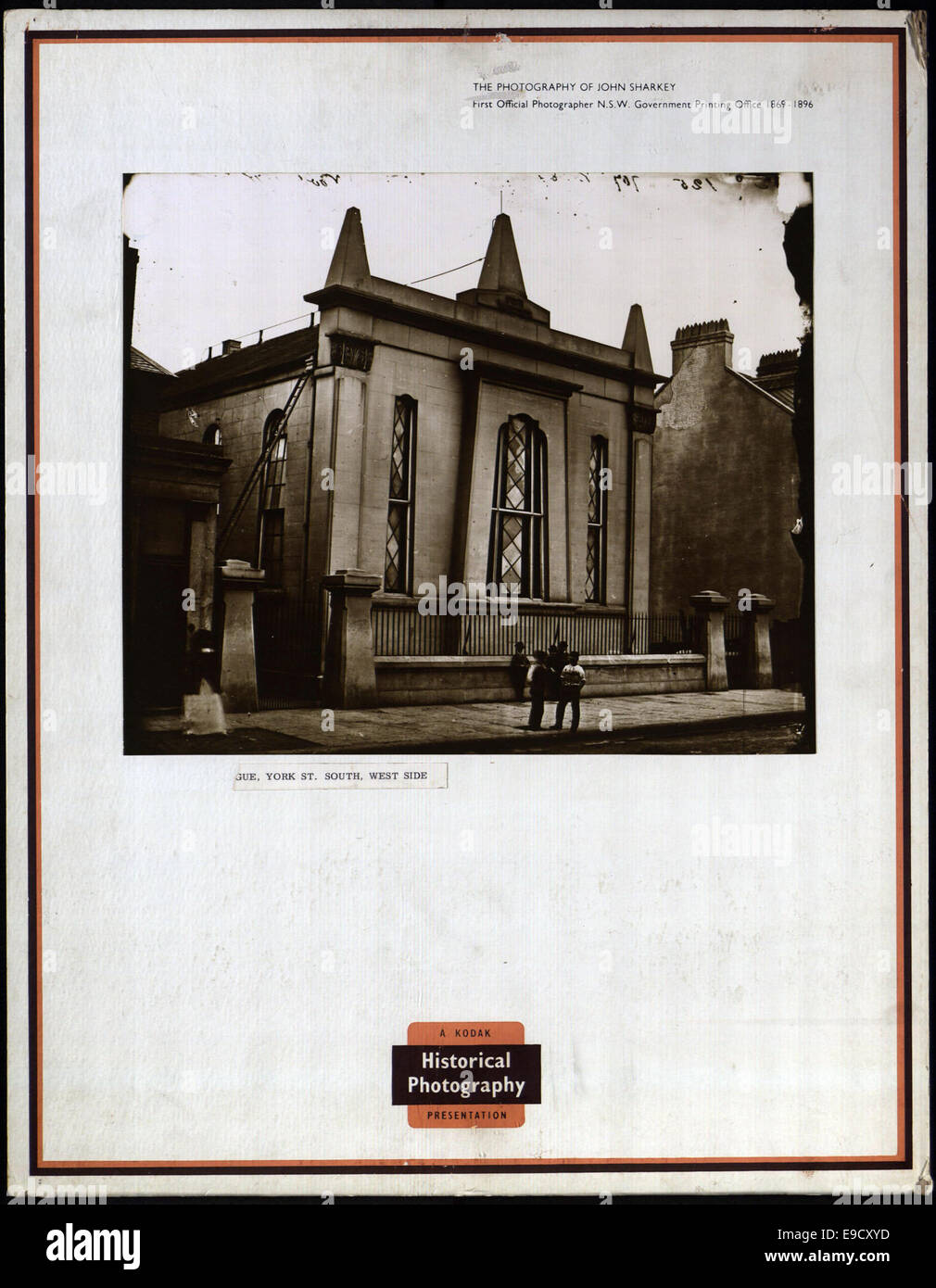 A photograph of the 707 Synagogue on York Street in the South Westside ...