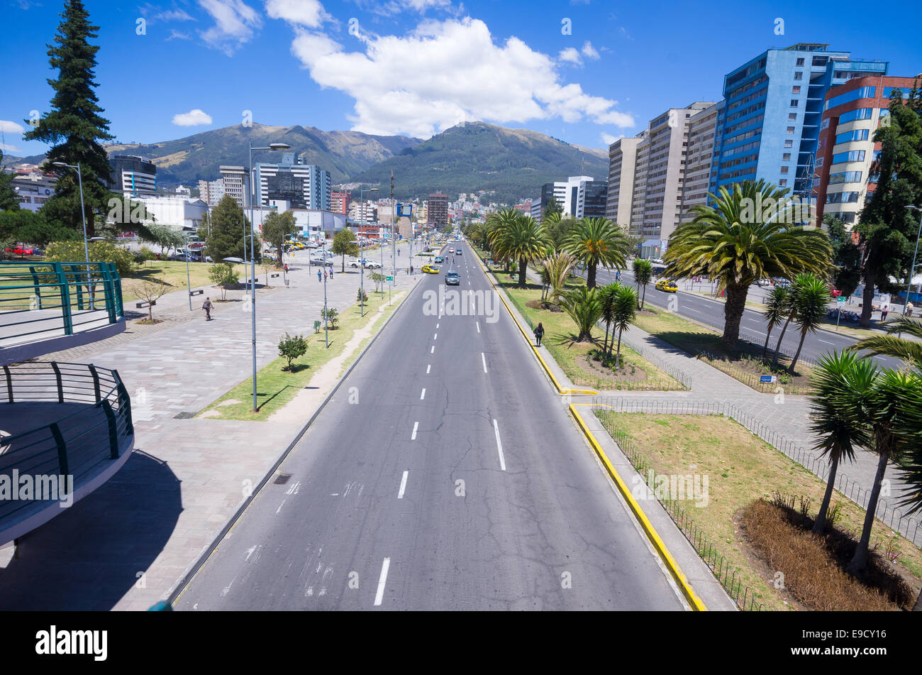 modern avenue in Quito Ecuador Stock Photo - Alamy