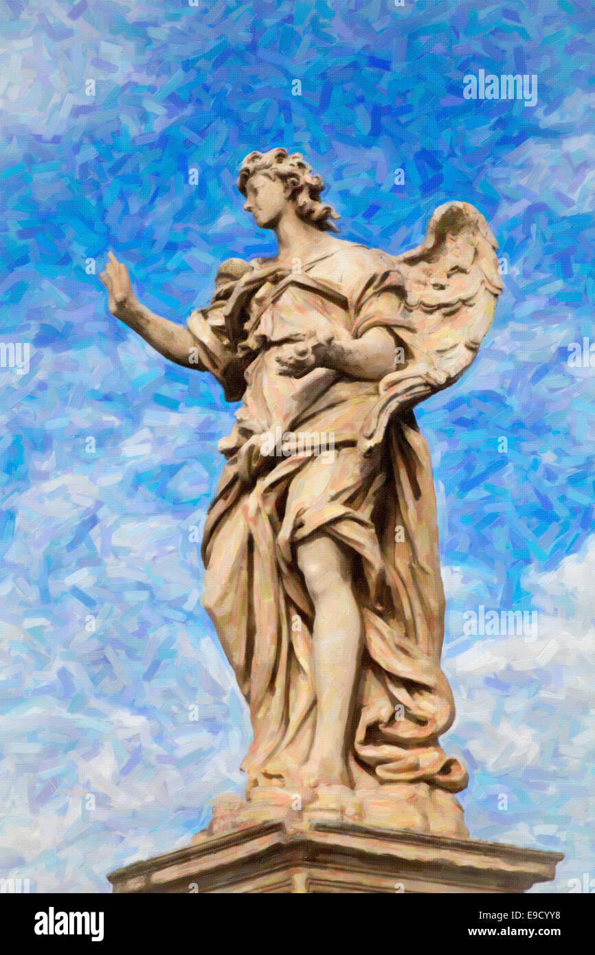 Renaissance painting angel hi-res stock photography and images - Alamy