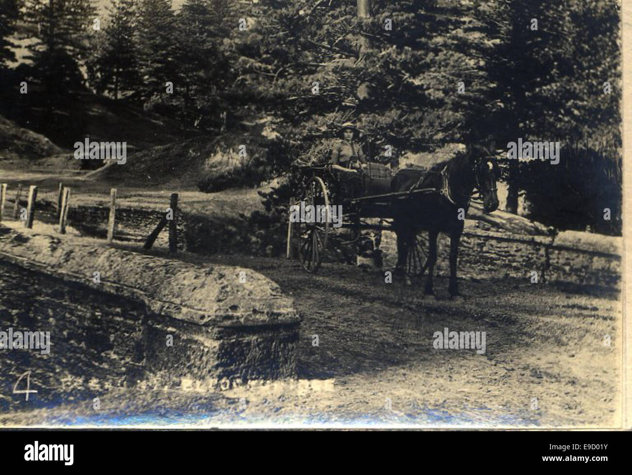 A historic photograph of Bloody Bridge, likely taken during a pivotal ...