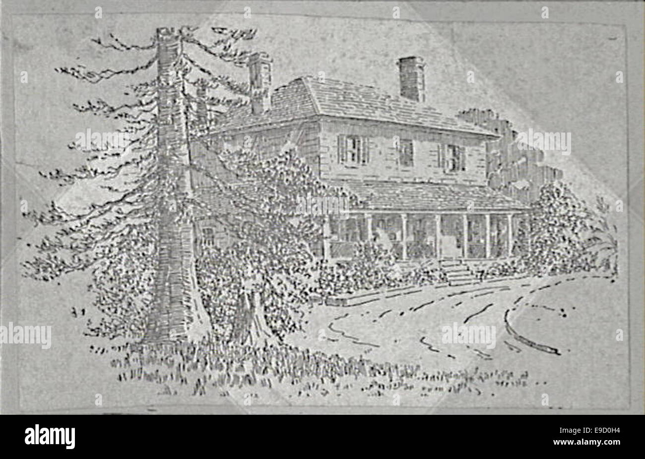 This photograph depicts the home of the Darvall family in Ryde, New ...