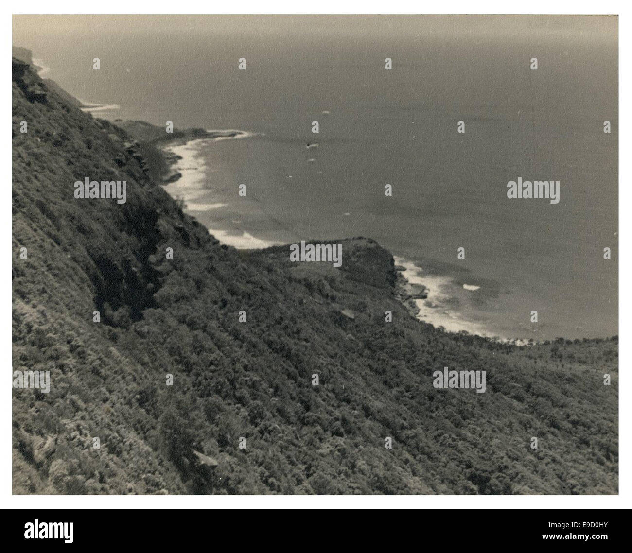 This photograph shows Long Reef, a well-known coastal area located near ...