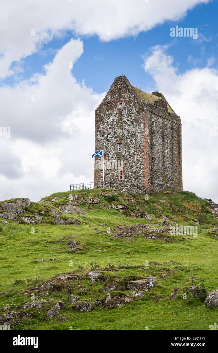Smailholm Tower In the Scottish Borders Stock Photo - Alamy