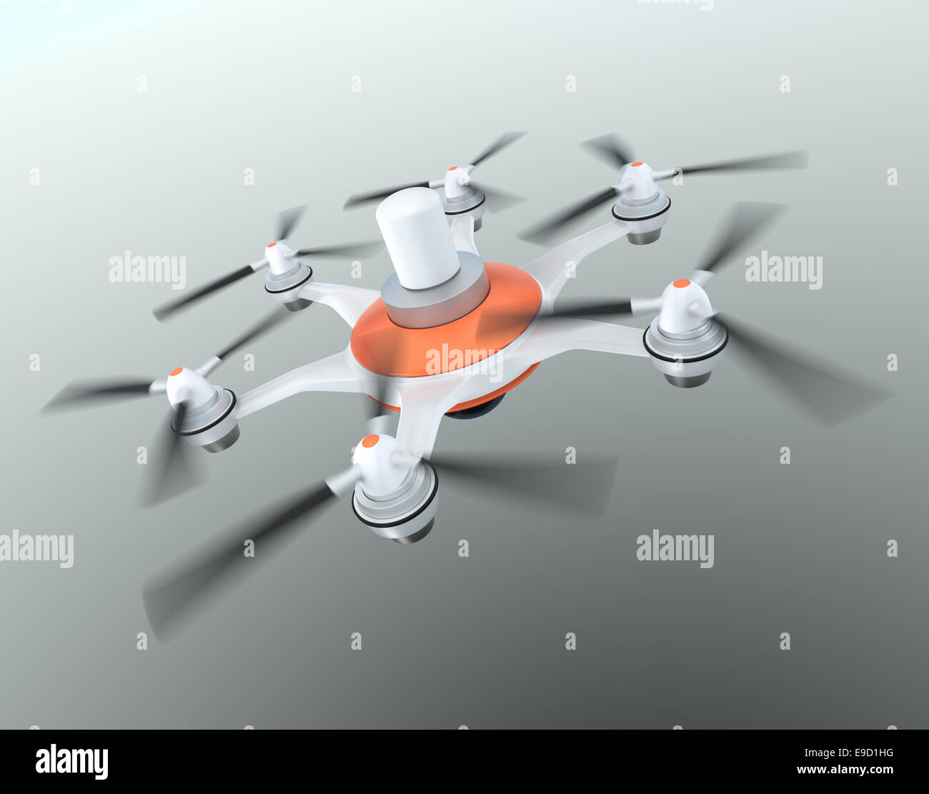 Drone with camera. Security system concept Stock Photo - Alamy
