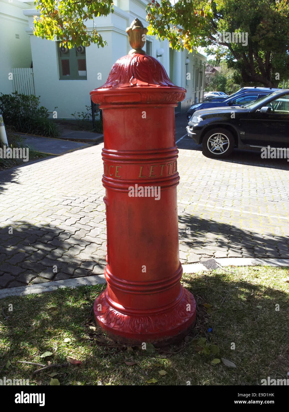 This image shows a postal scene from Strathfield, Sydney, featuring a ...
