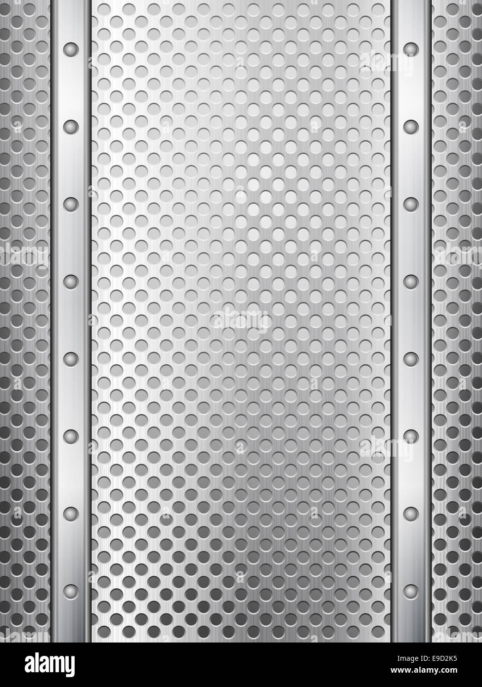 Pattern of metal texture background. Vector illustration Stock Photo ...