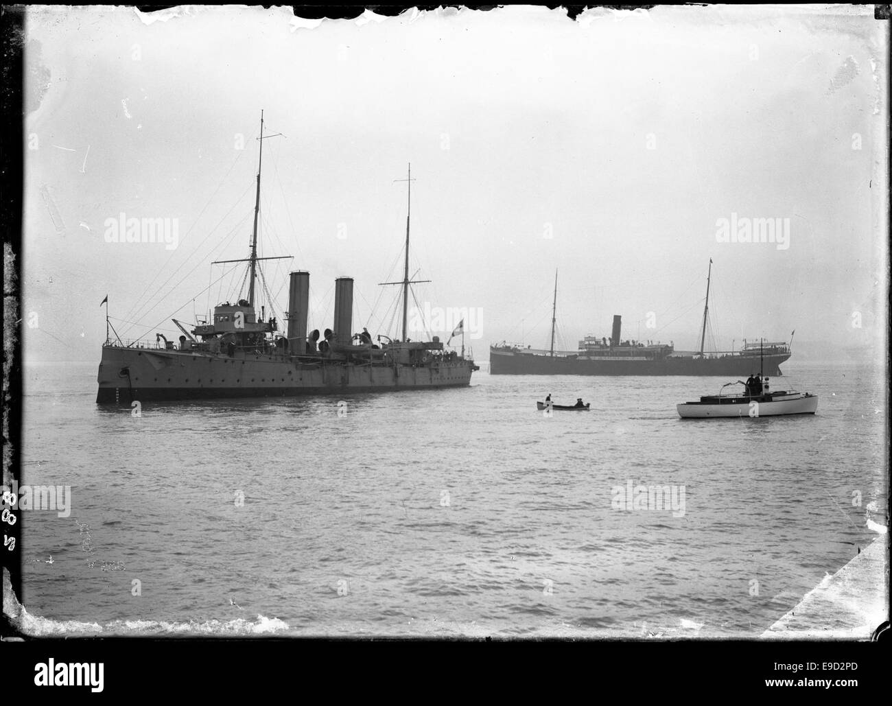 A photograph from the Komagata Maru incident, showing the ship and its ...