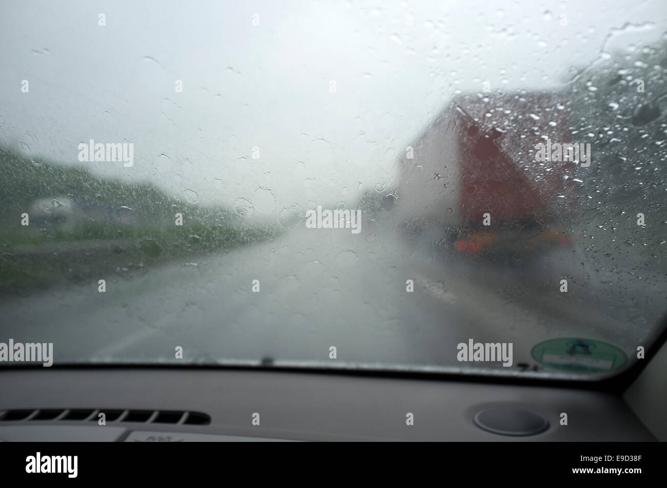 Lorries on motorway in hi-res stock photography and images - Alamy
