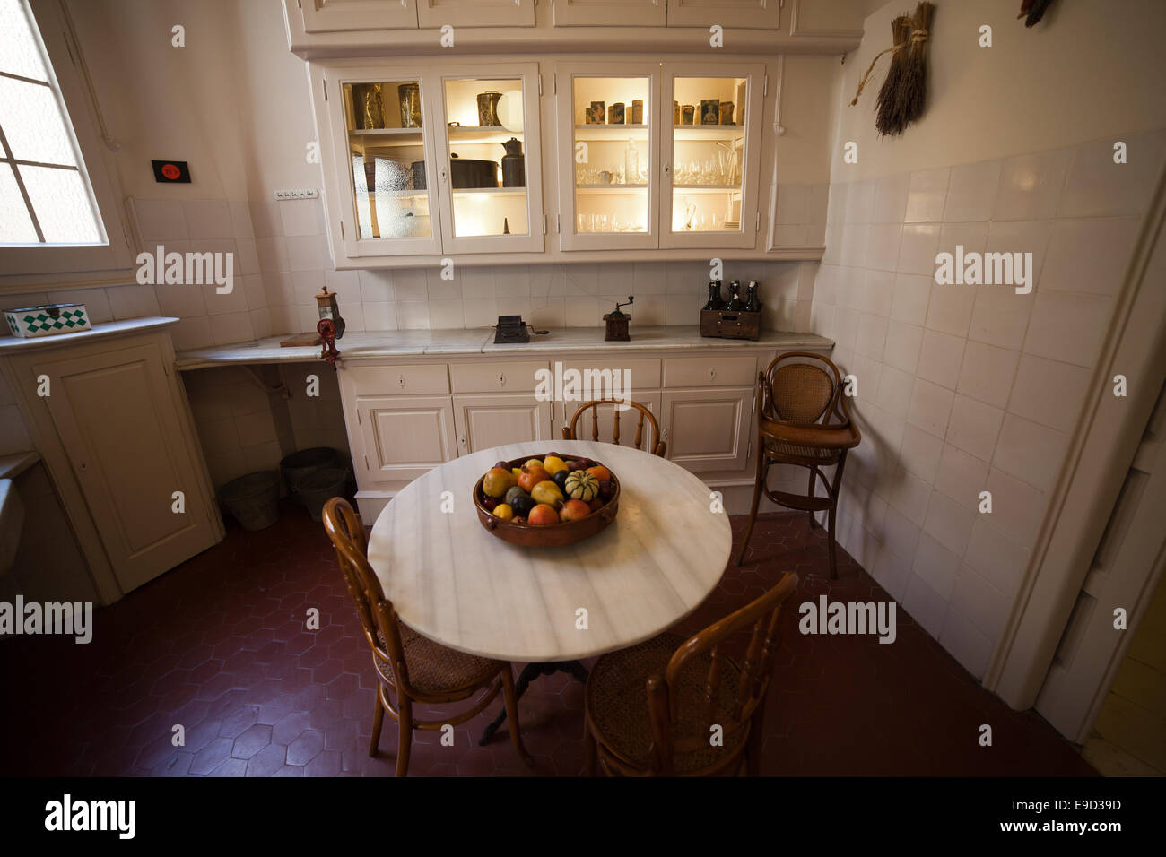 Kitchen in the Casa Mila (La Pedrera) by Antoni Gaudi in Barcelona ...